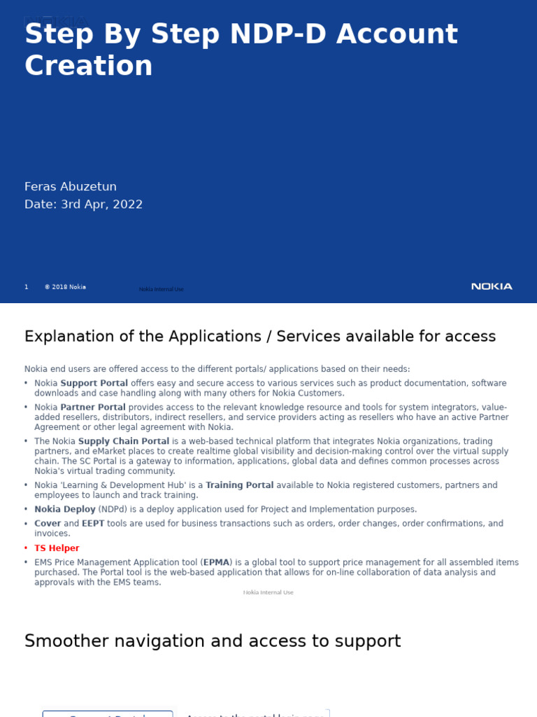 Step by Step NDP-D Account Creation V2 | PDF | Password | Login