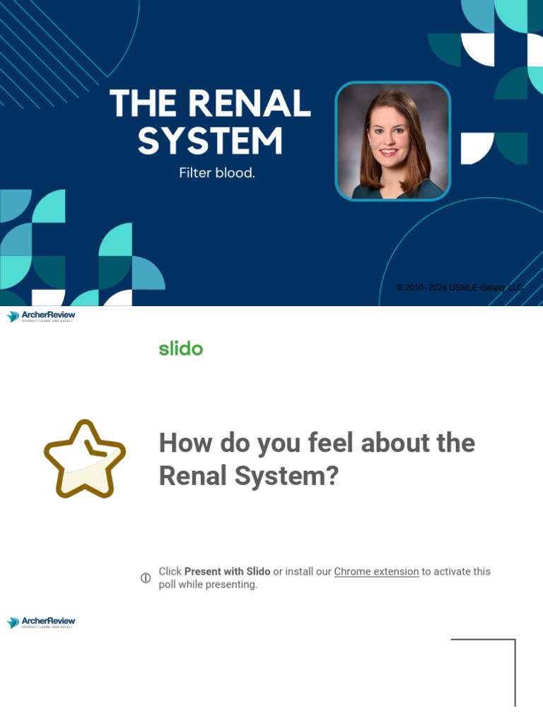 The Renal System Notes | PDF | Kidney | Hemodialysis