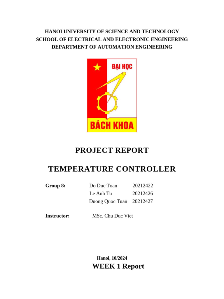 Report Week 2 | PDF | Analog To Digital Converter | Relay