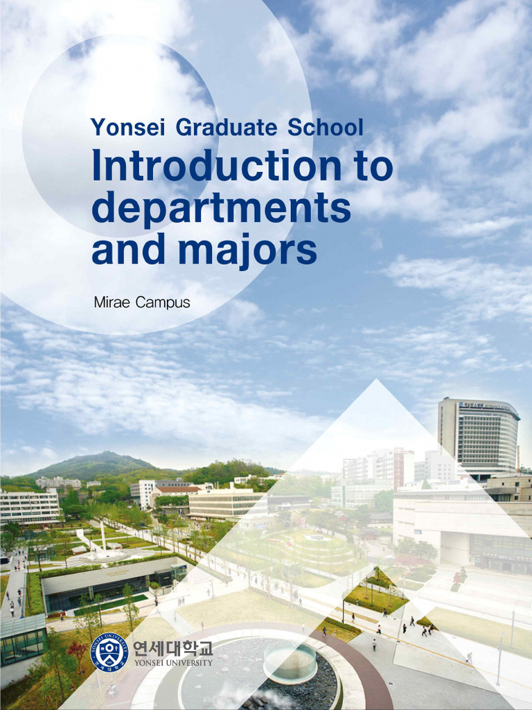 [Eng]_Yonsei_Graduate_school_Introduction_to_departments_and_majors ...