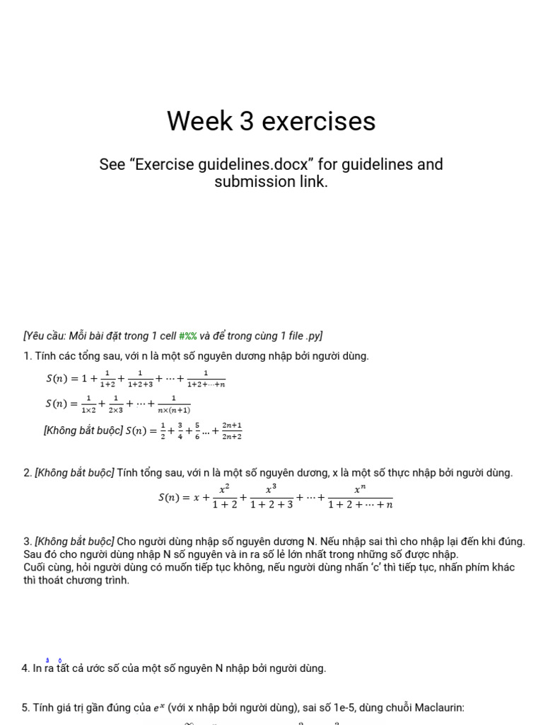 w03_Exercises | PDF