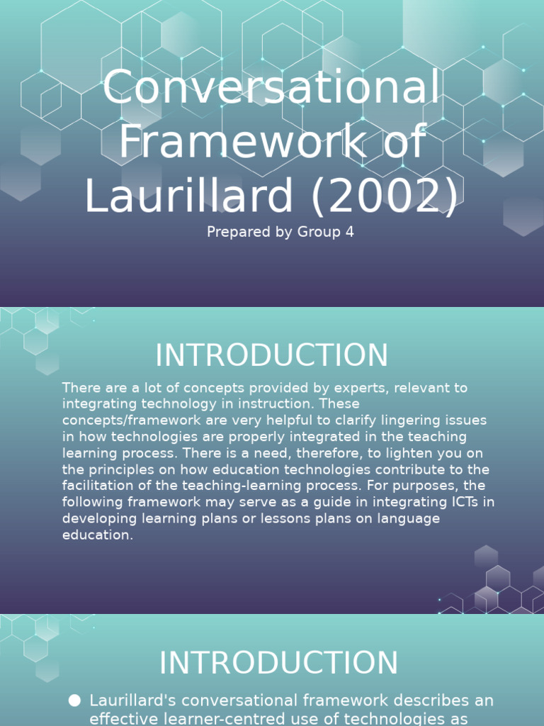 Laurillard's Framework in Language Ed | PDF | Learning | Teachers