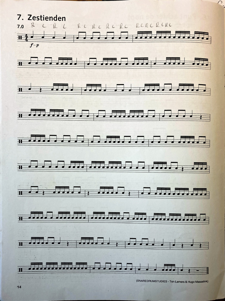 Snare Drum Studies A Blz14 | PDF