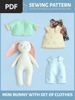 Tilda Hot Chocolate Sewing Templates | PDF | Seam (Sewing) | Sewing