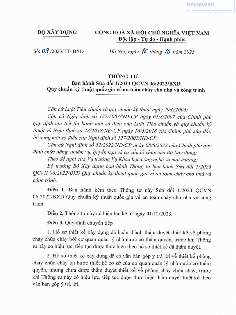 SĐ-01-2023 - QCVN 06-2022 | PDF