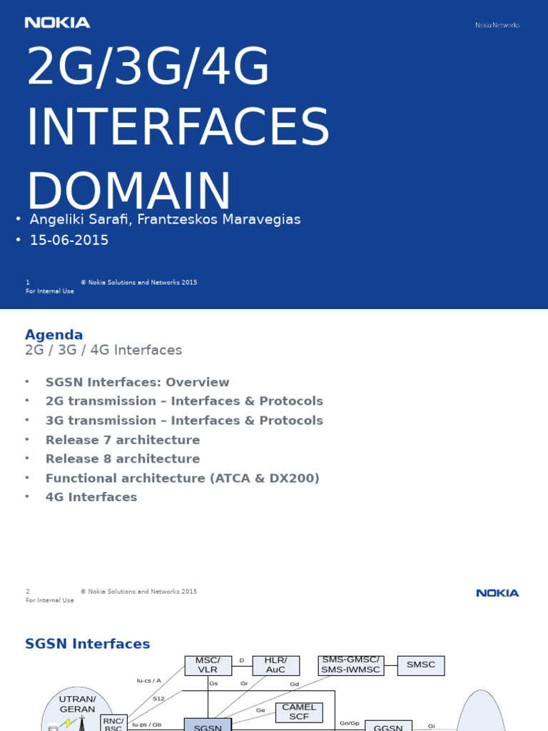 2G-3G-4G Interfaces Tutorial1 | PDF | Networking Standards | Computer Science