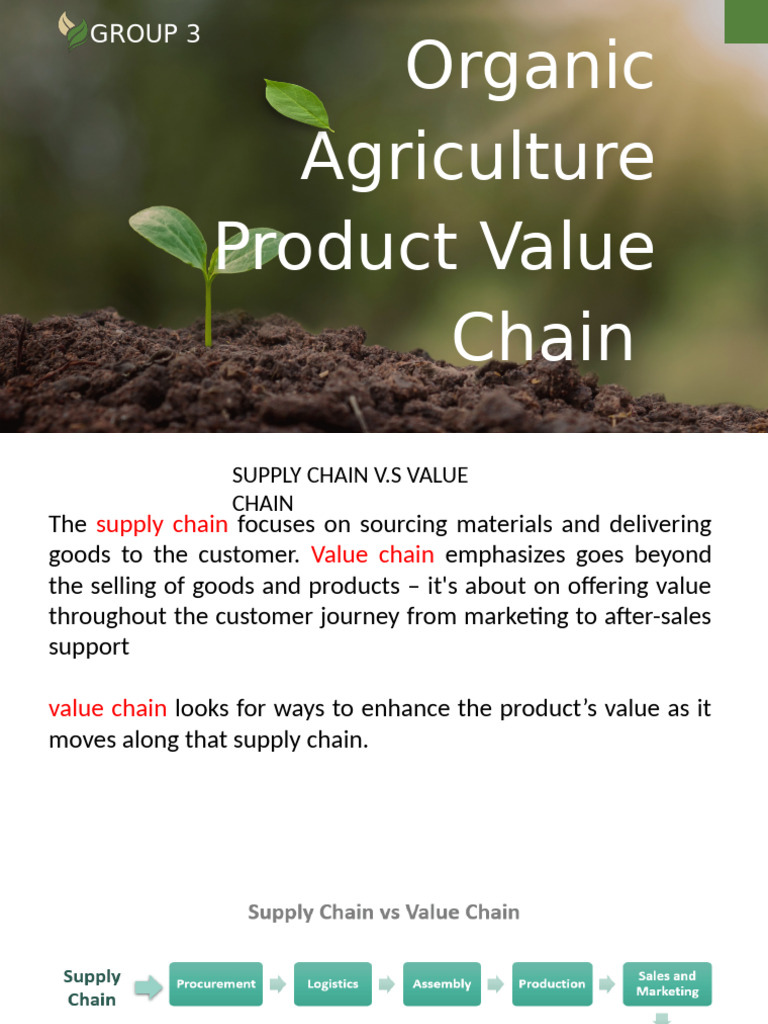 1b Value Chain | PDF | Organic Farming | Agriculture