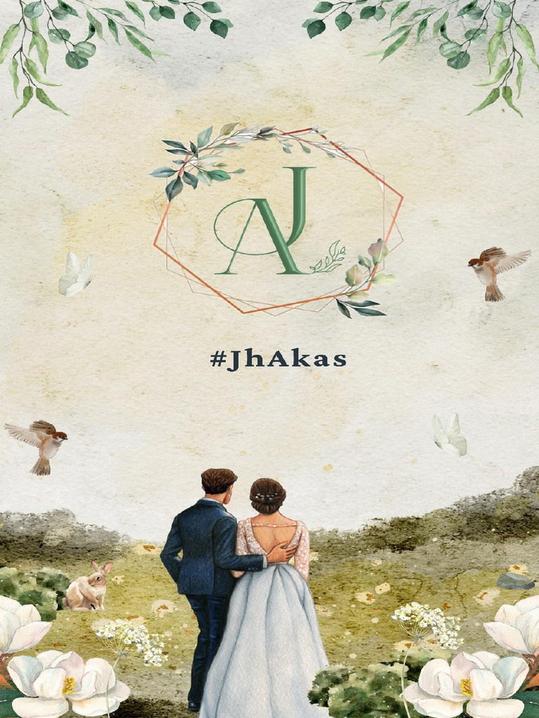 Akash & Jhalak Engagement Invitation | PDF