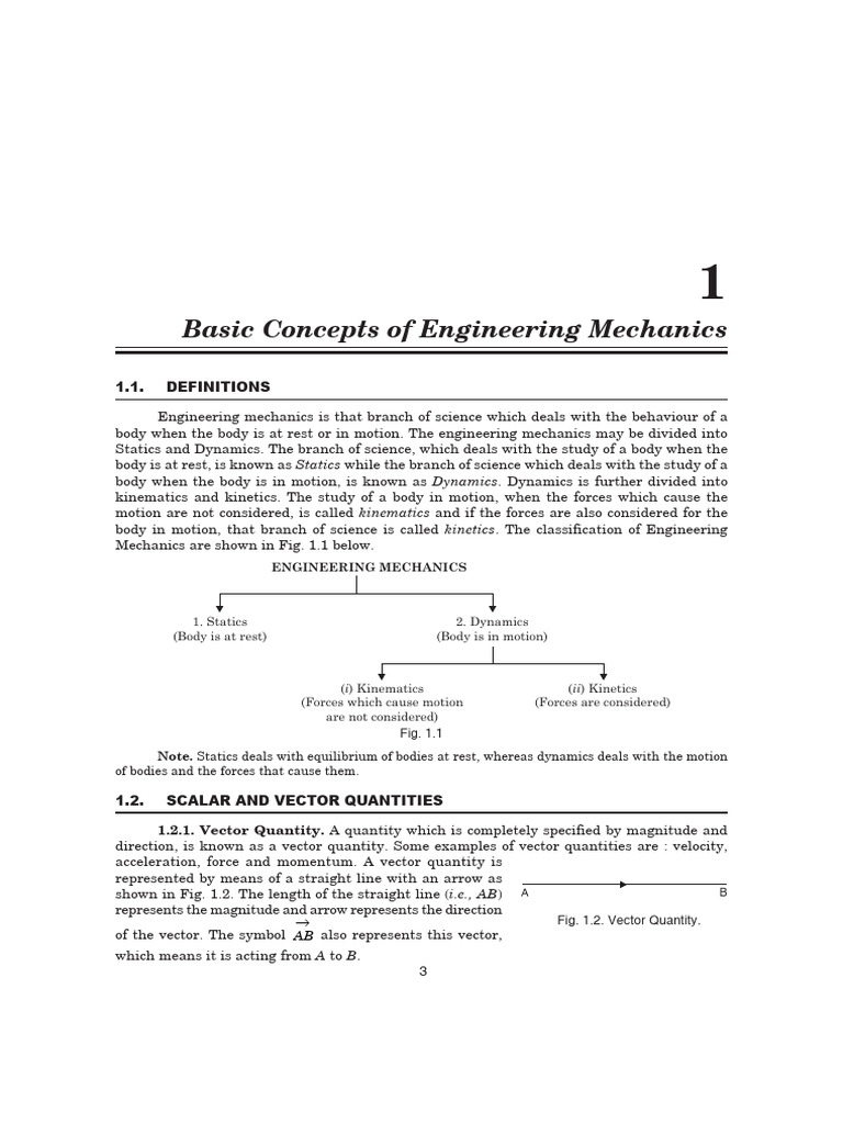 Introduction To Engineering Mechanics | PDF | Euclidean Vector | Classical Mechanics