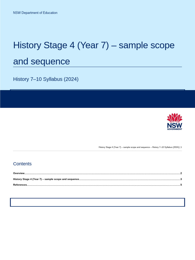 History Year 7 | PDF | Curriculum | Creative Commons License