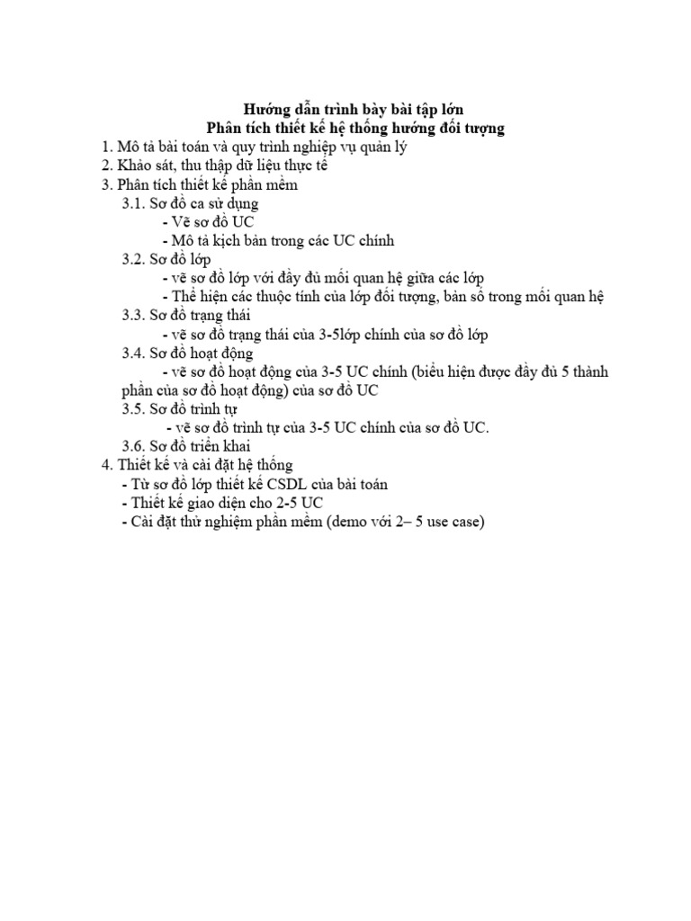 HD Baocao BTL Oop | PDF