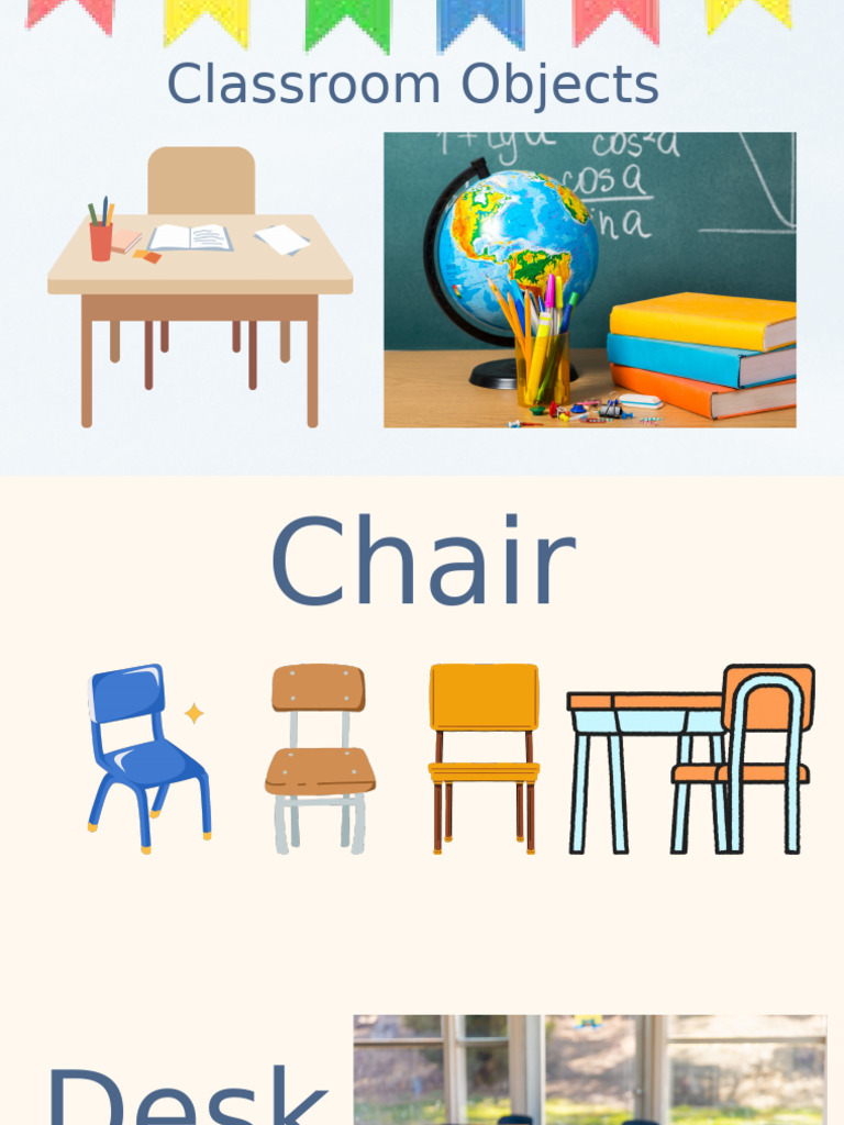 Essential Classroom Objects List | PDF