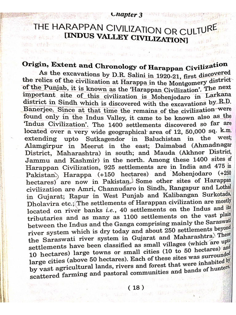 Features of Harappan Civilization | PDF