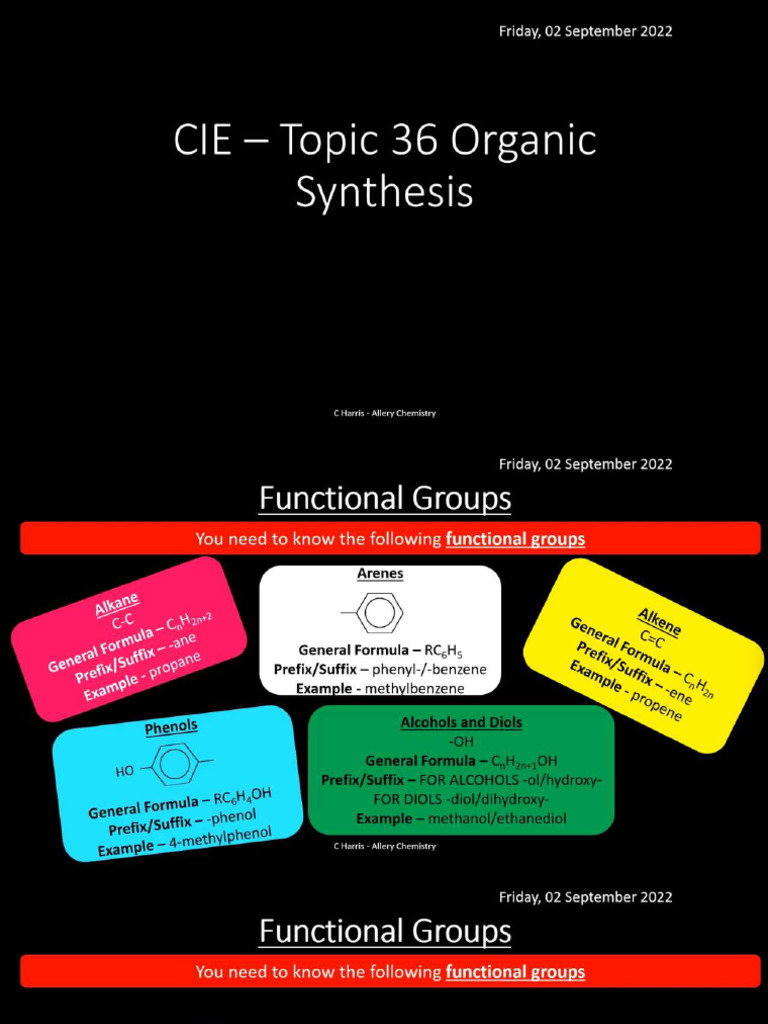 Organic Synthesis | PDF