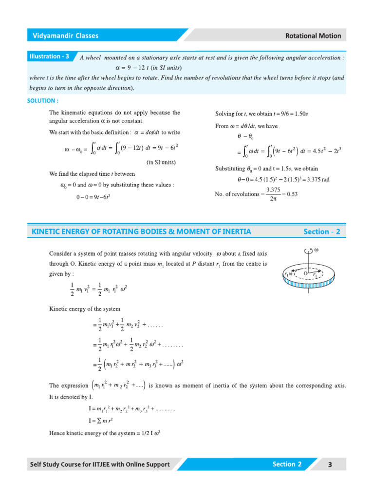2 Rotational Motion Section 2 | PDF