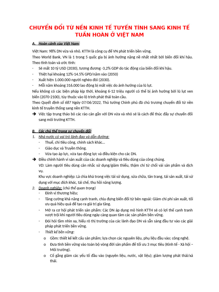 Chuyển đổi sang nền KTTH | PDF