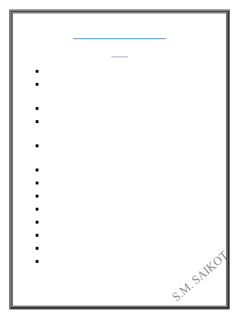 BUP GK Preparation 06 | PDF
