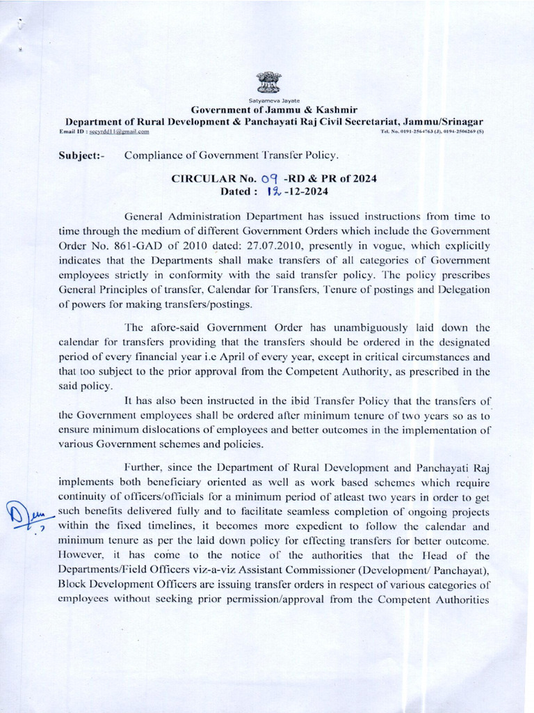 14 Circular 0001 | PDF