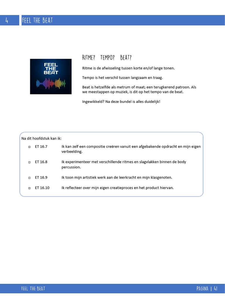 Music - Beat Excercise | PDF