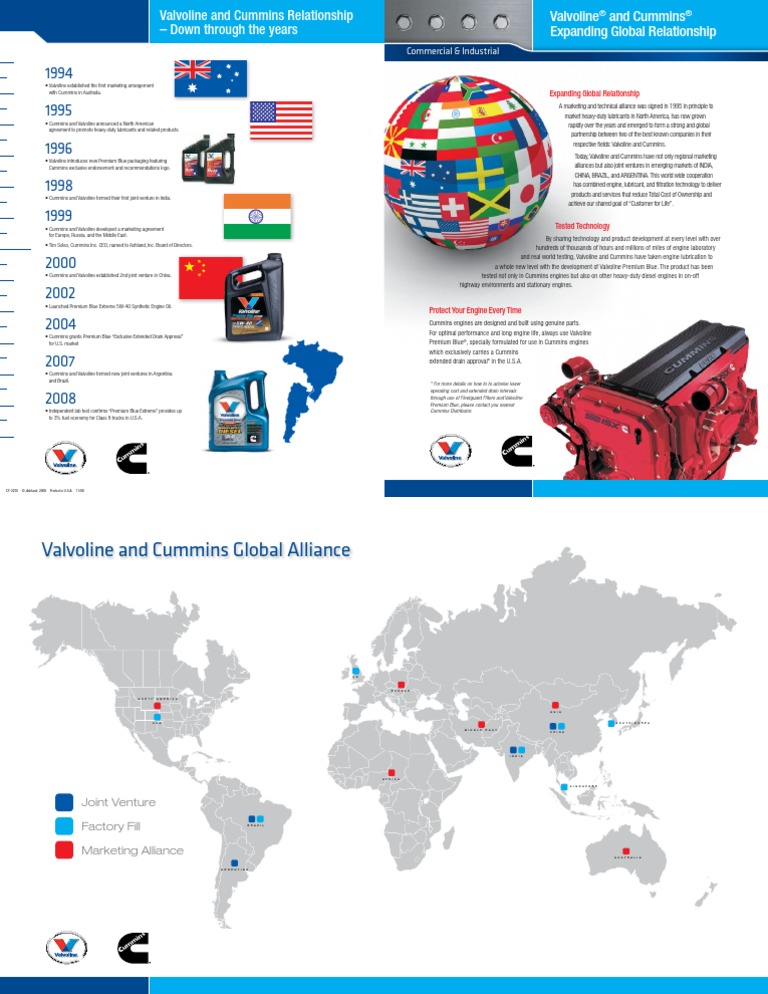 Alianza Valvoline Cummins Global | PDF | Cummins | Industries