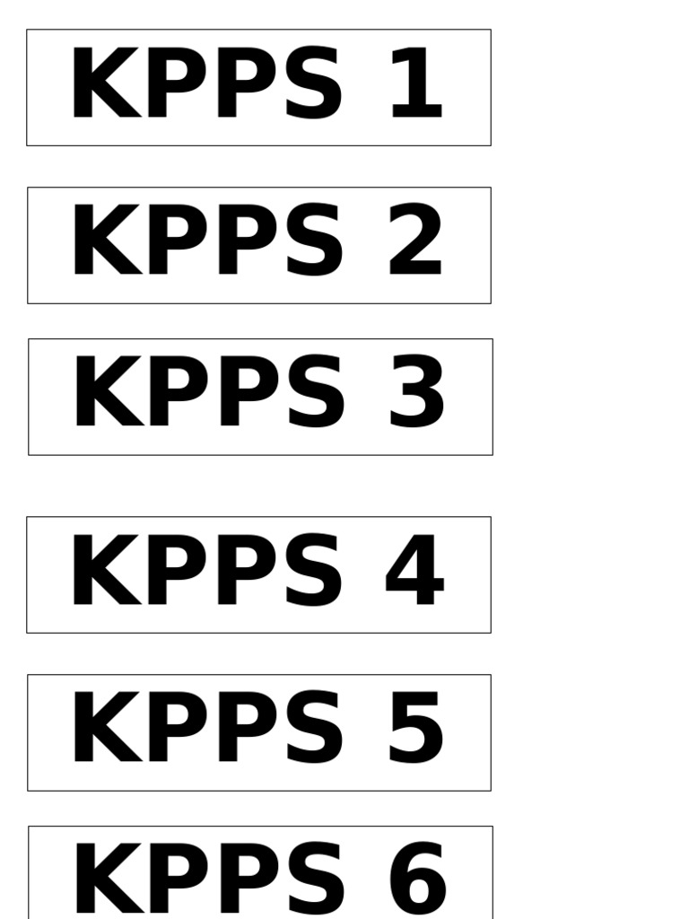 Nama KPPS Kang Emat | PDF