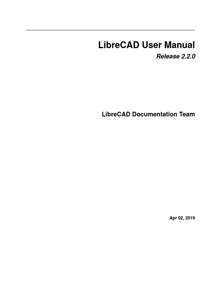 Manuale Librecad Pdf Window Computing Linux Distribution