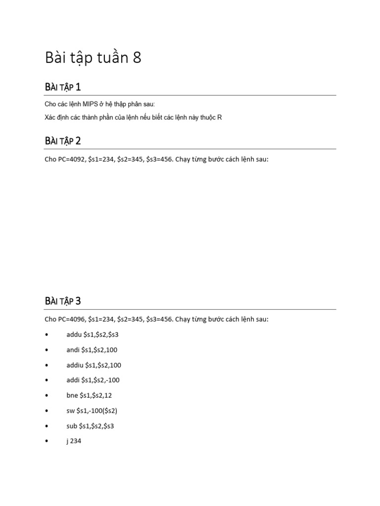 Week 08 Exercise | PDF