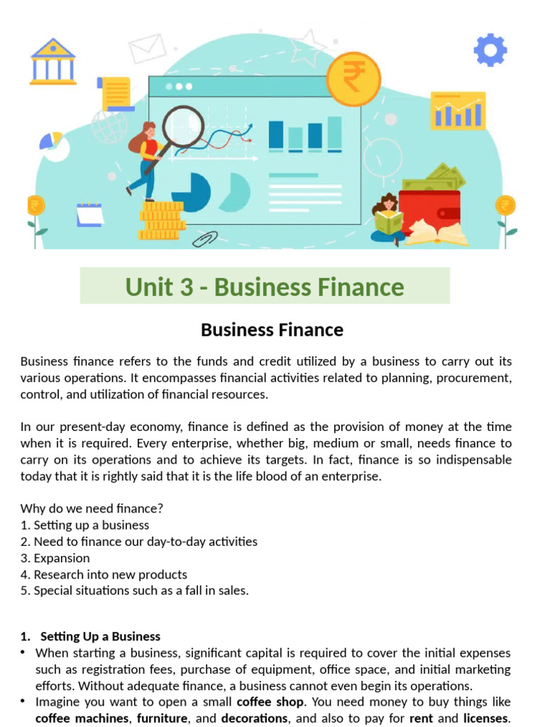 Understanding Business Finance Essentials | PDF | Financial Capital ...