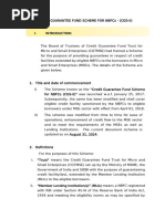 CGTMSE Guarantee Coverage Increase 2025 | PDF
