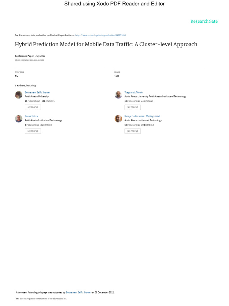 Final Draft | PDF | Autoregressive Integrated Moving Average | Cluster ...