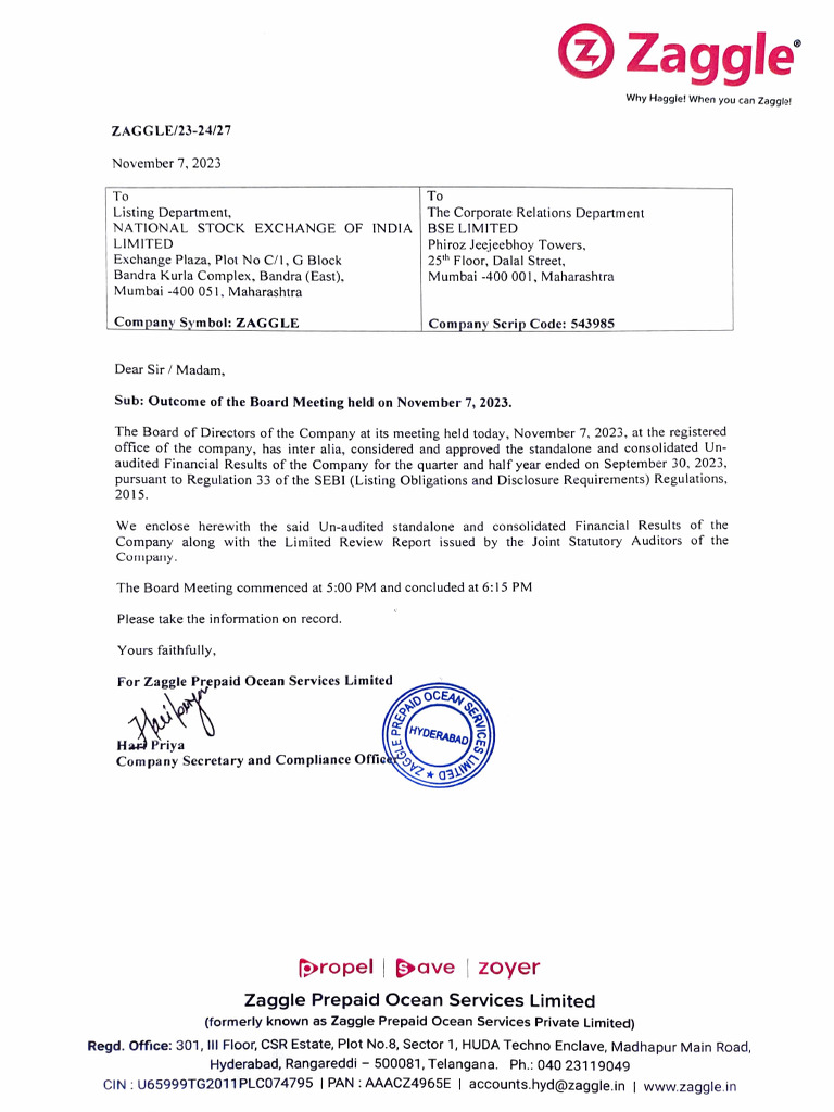 Zaggle: Hyderabad) | PDF | Audit | Accounting