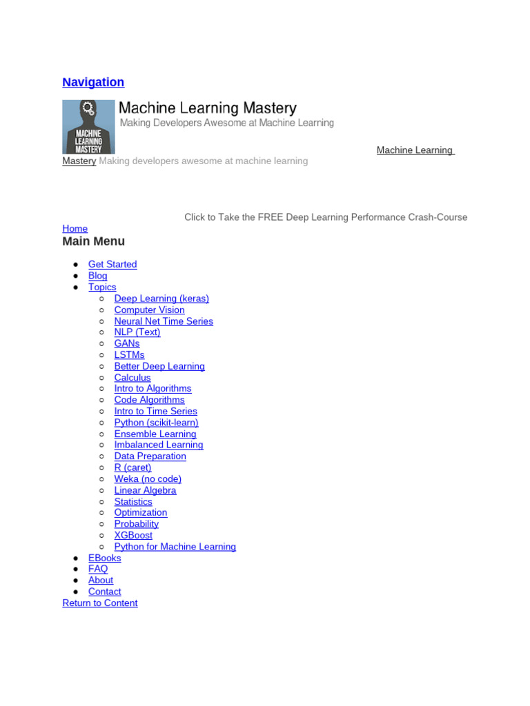 How To Use Learning Curves To Diagnose Machine Learning Model ...