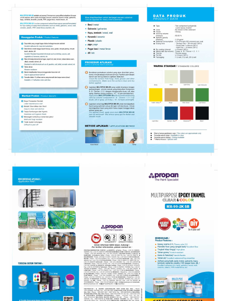 Brosur Multipox MX-99 Dalam | PDF