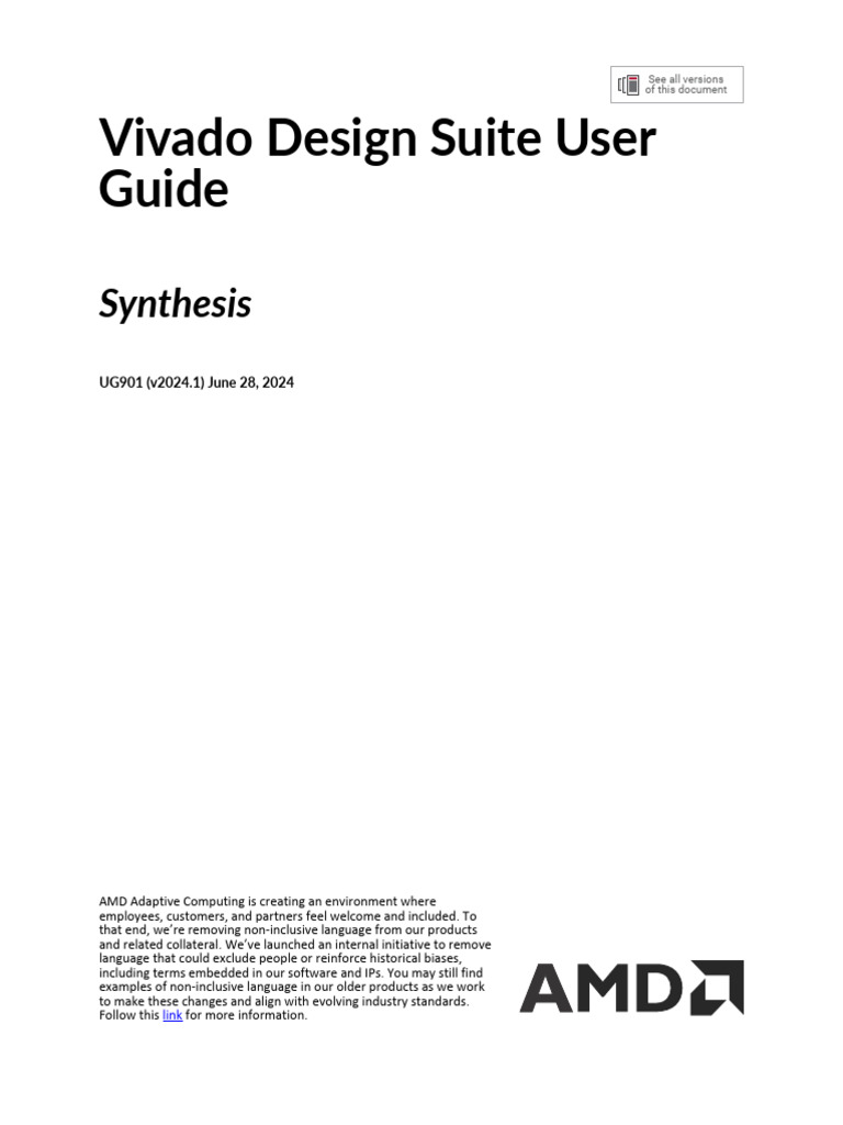 Ug901 Vivado Synthesis | PDF | Vhdl | Hardware Description Language
