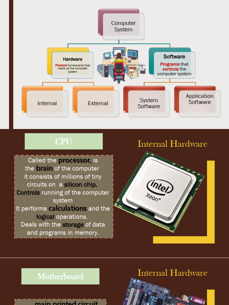 Software and Hardware, ICT Core IGCSE | PDF | Computer Hardware | Computer Data Storage