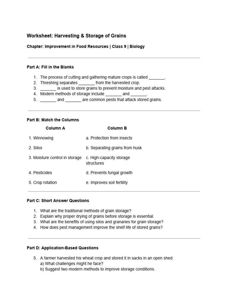 Harvesting & Storage of Grains | PDF | Pest (Organism) | Grain