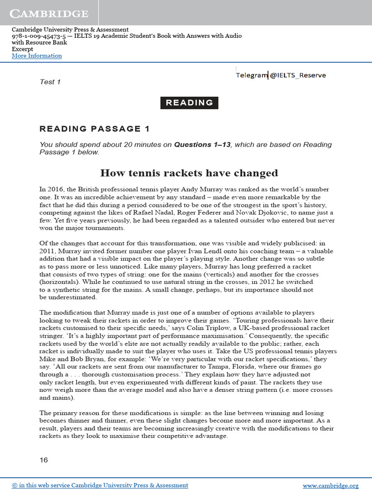 K21 Reading Test | PDF