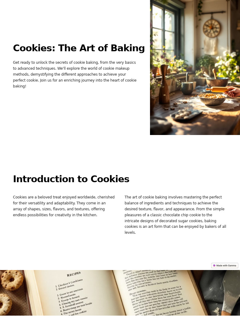 Cookie Baking Techniques Explained | PDF | Butter | Chocolate