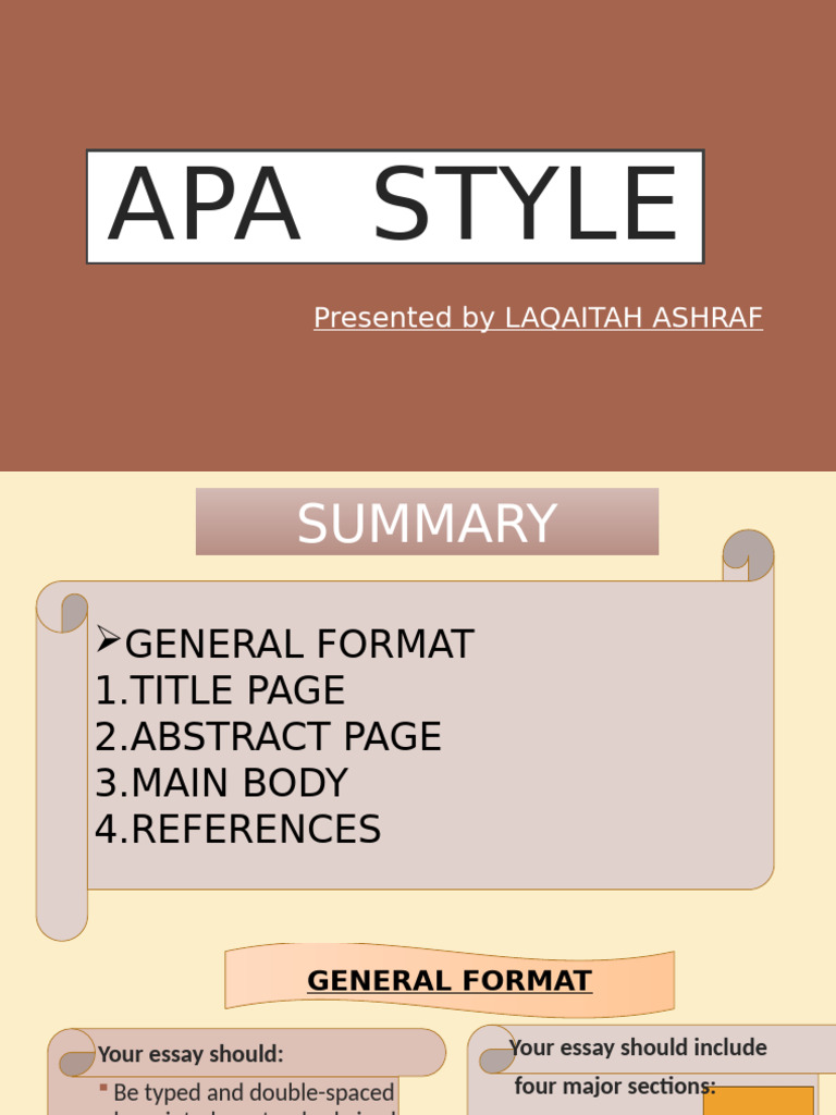 APA Style | PDF