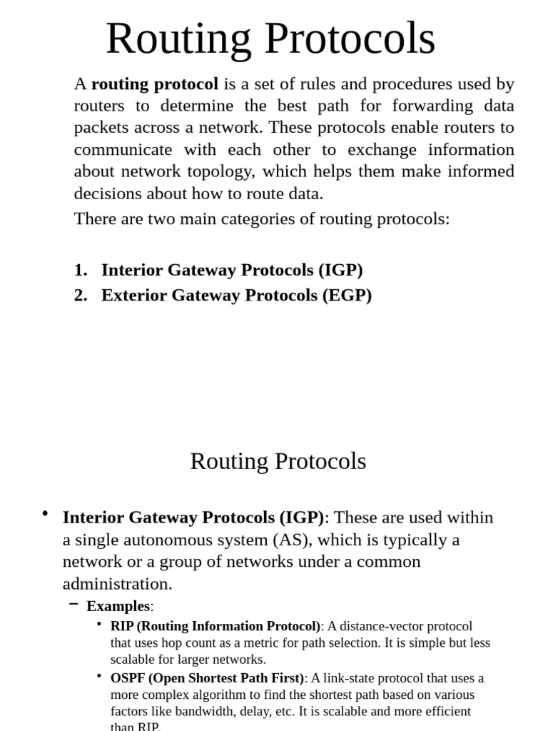 16 Routing Protocols RIP OSPF BGP 10122024 123352pm | PDF | Routing | Computer Engineering