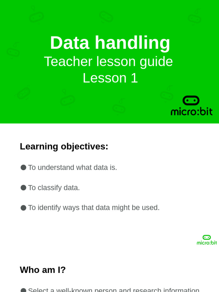 Data Handling 1 Slides | PDF | Data | Creative Commons License