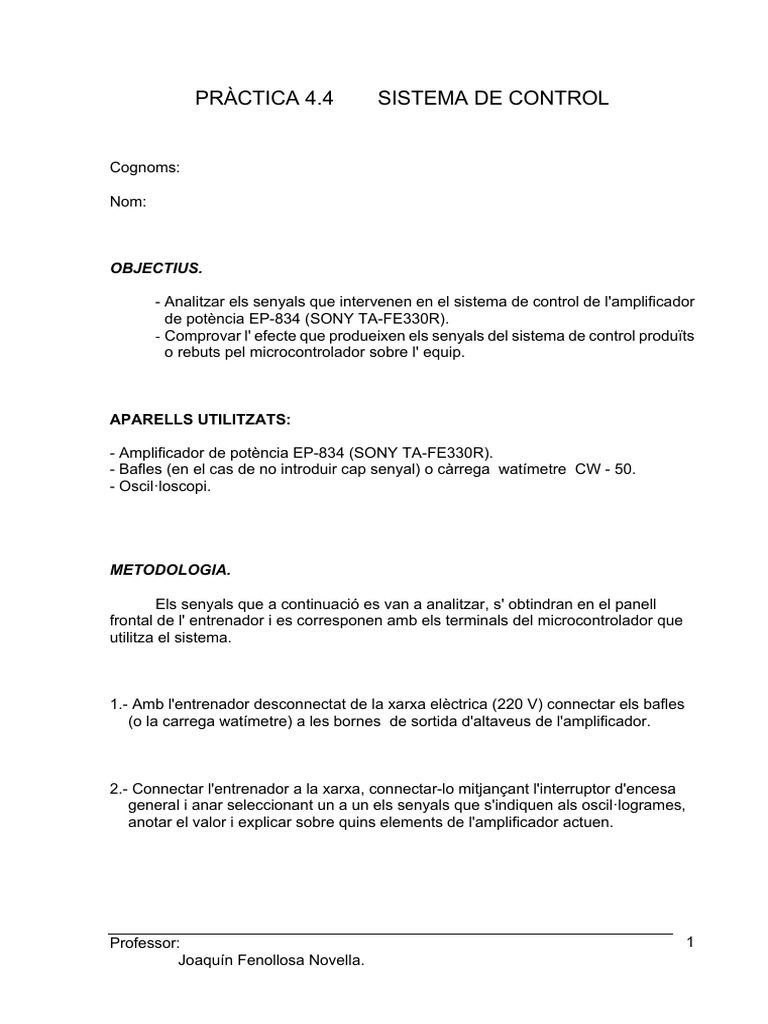 PRÀCTICA 4_4 SISTEMA DE CONTROL | PDF