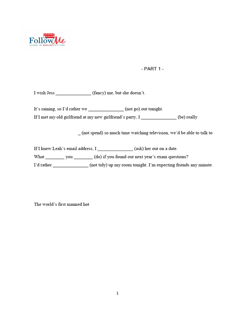 FINAL REVISION 2 part 1 | PDF