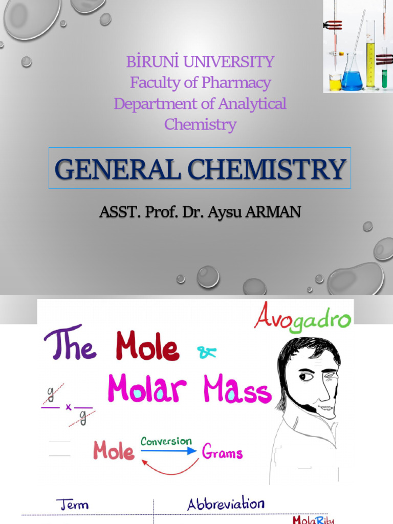 7-The Mole, Molar Mass and Stoichiometry | PDF