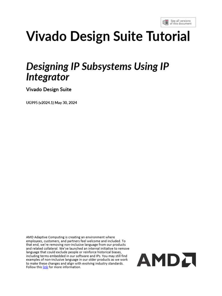 Ug995 Vivado Ip Subsystems Tutorial | PDF | Central Processing Unit | Computing