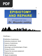 Episiotomy Care and Techniques | PDF | Surgical Suture | Childbirth