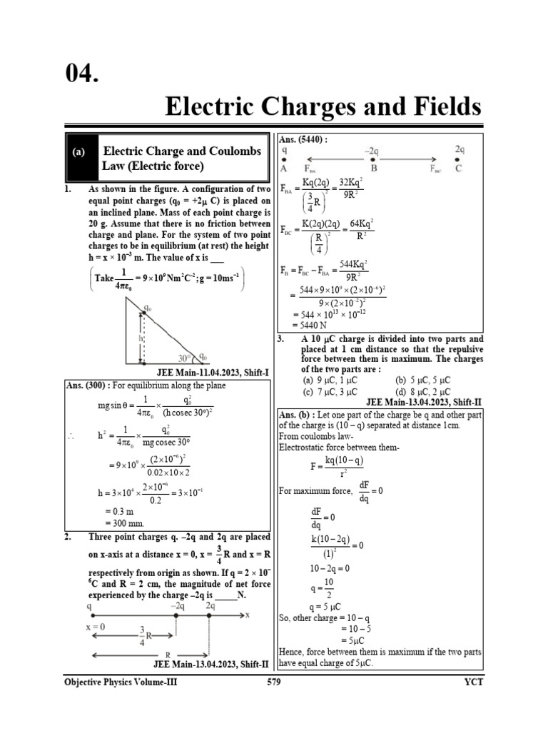 Electrostatic | PDF | Force | Atoms