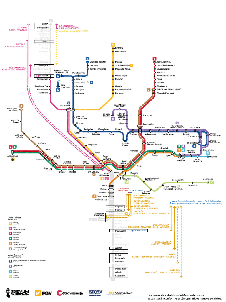 Plan-movilidad-FASE2-PUESTA-EN-SERVICIO-METRO-ZONA-NORTE Despues DANA | PDF