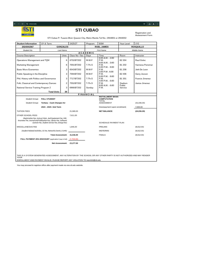 STI | PDF | Fee | Money