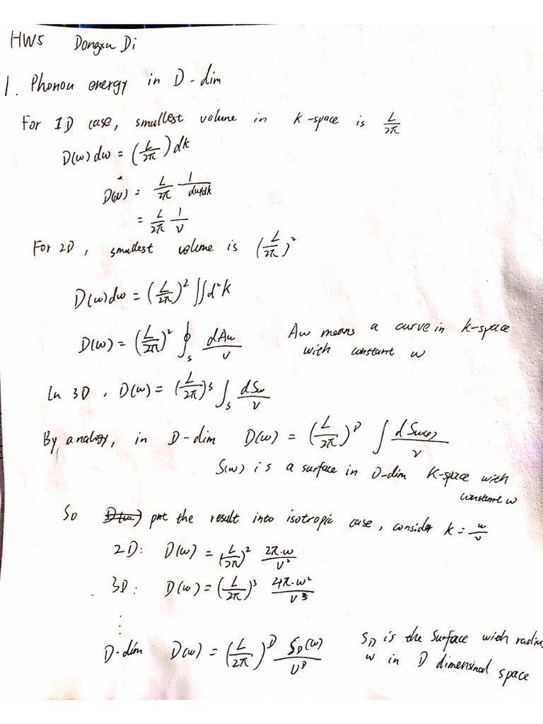 Phys511 HW5 Dongxu | PDF